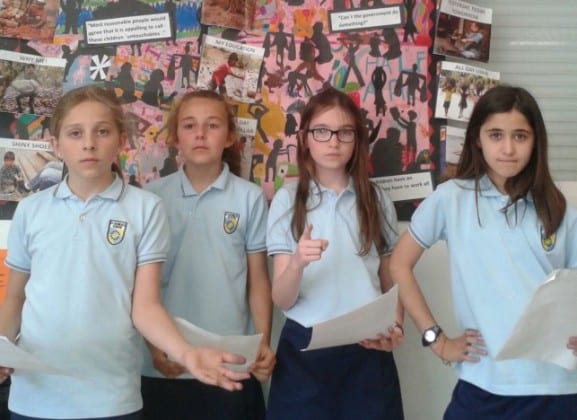 Expat children writing speeches to fight global child labour - Olive ...