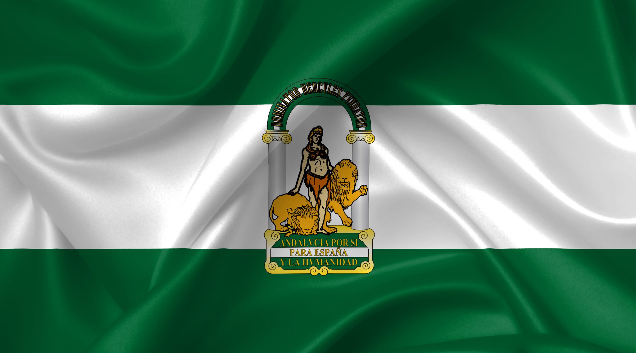 Why is Andalucia’s flag green and white and what does its emblem ...