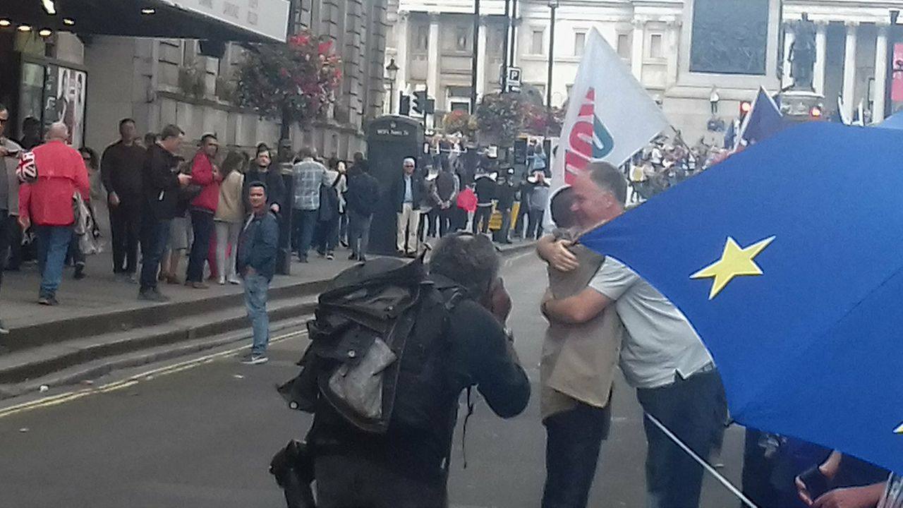 Thousands of pro-EU protesters march in London anti-Brexit rally ...