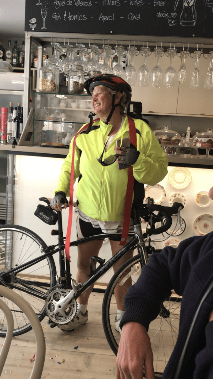 British expat cycles 320km despite four knee operations to raise money ...