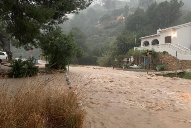 WATCH: Videos pour in as 'gota fria' drenches Javea and Denia on Spain ...