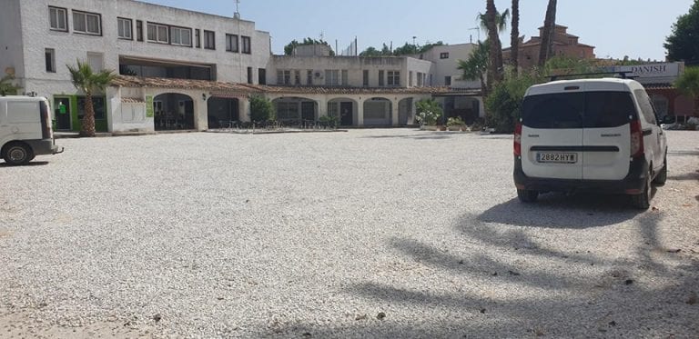 Javea Park Car Park resurfaced following '30 years' of neglect ...