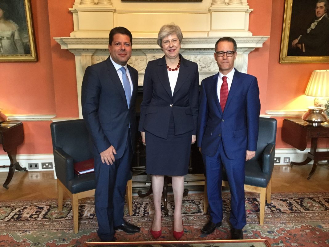 Gibraltar Chief Minister Picardo meets outgoing UK Prime Minister ...