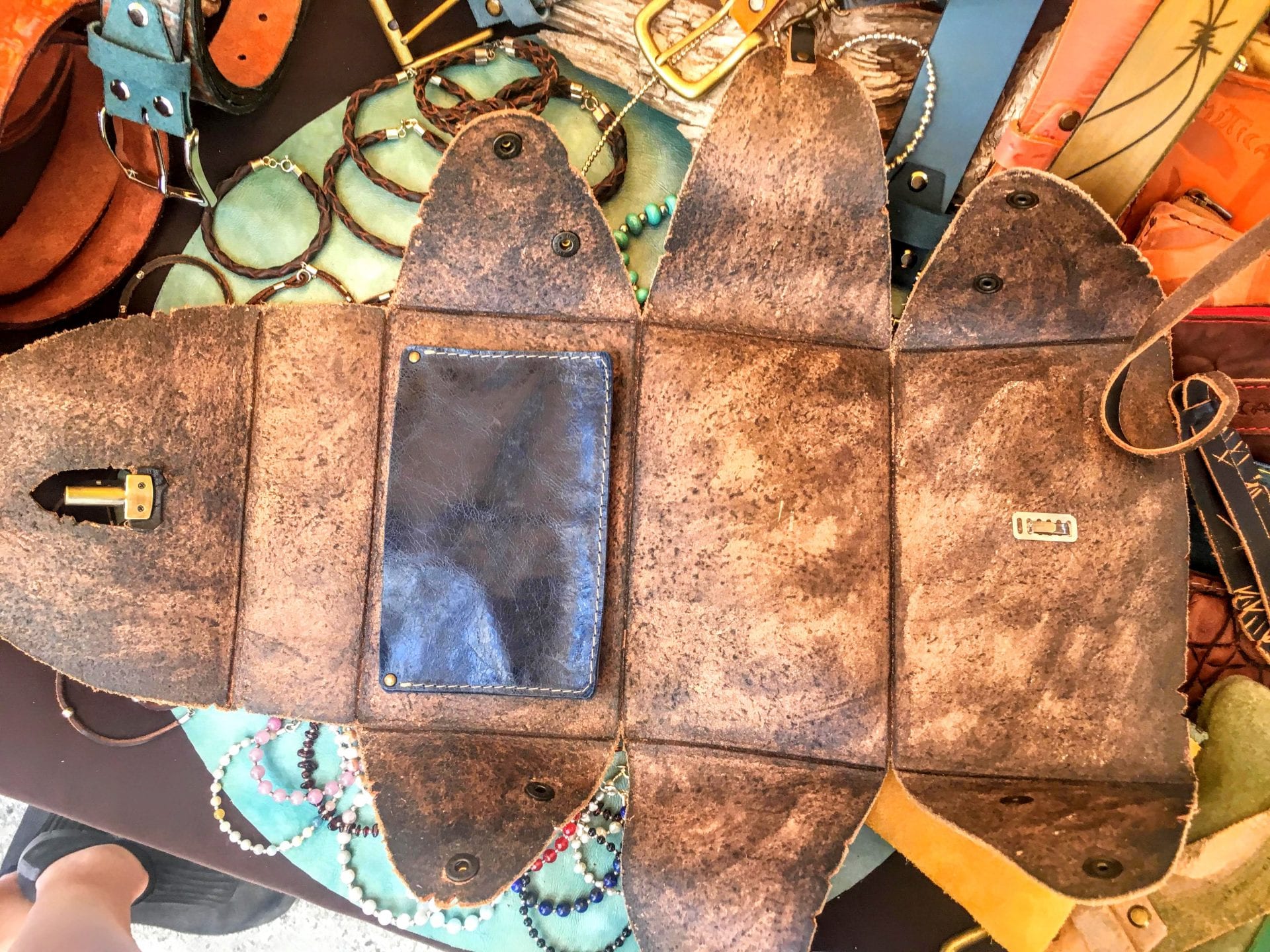 Inside the workshop of an artisan leather designer using the same ...