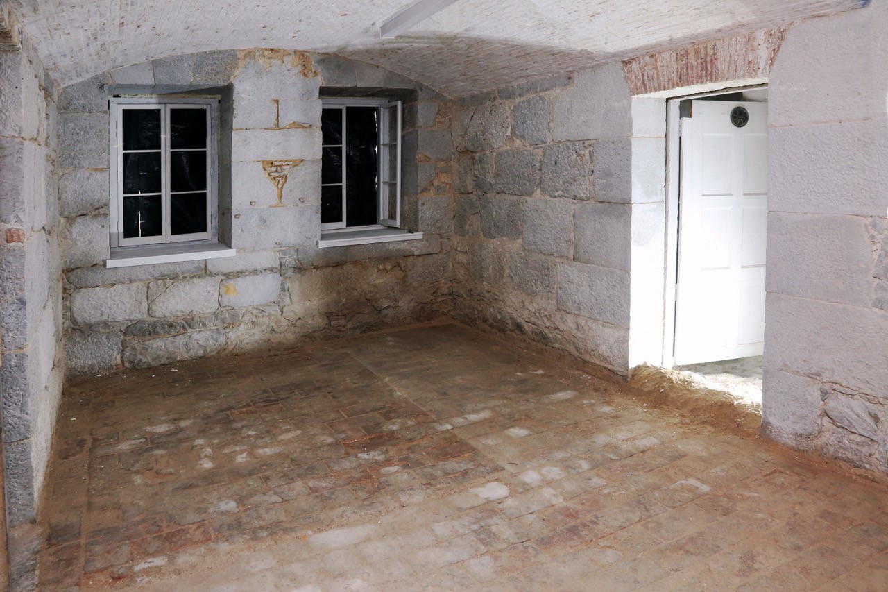 Original basement floor to historic building in Gibraltar dating back ...