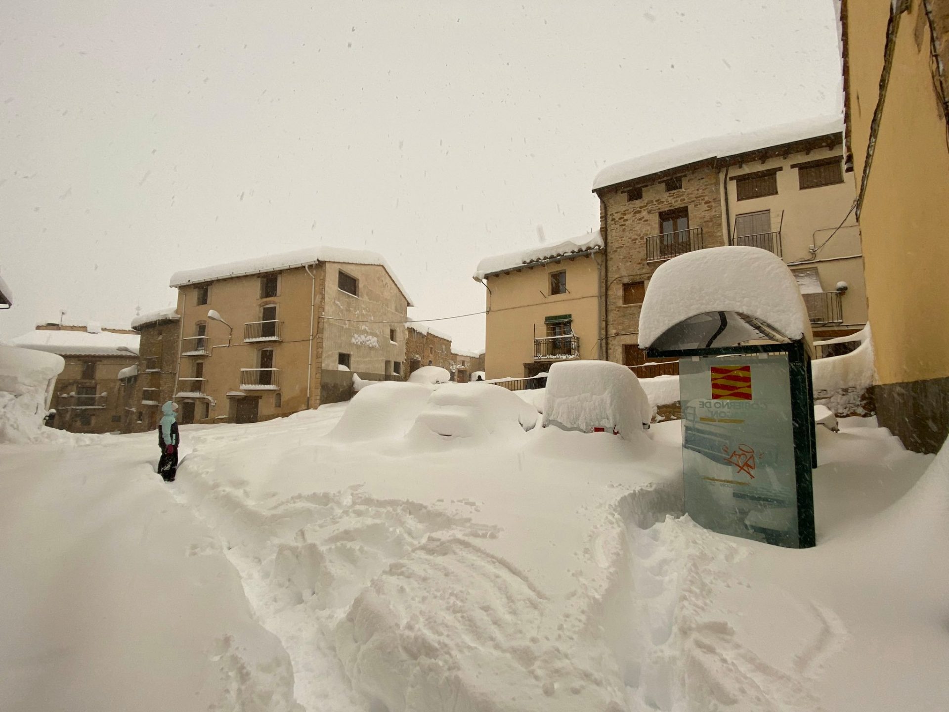 IN PICS: Parts of Spain see 'worst snow in 50 years' as Storm Gloria ...