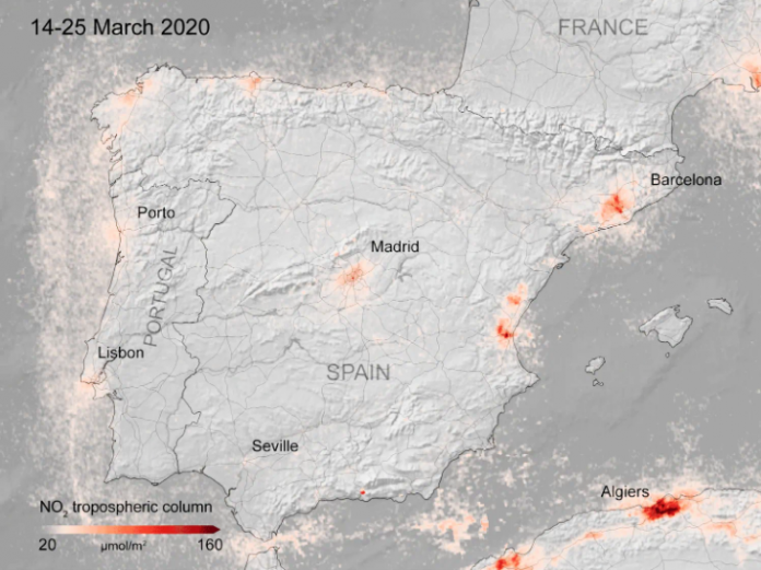 European Space Agency proves lock-down leads to significant drop in ...