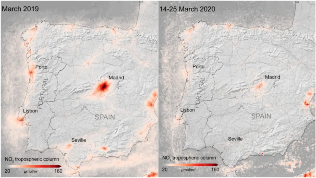 European Space Agency proves lock-down leads to significant drop in ...