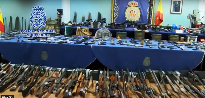 WATCH: Grenade launcher and other weapons of war seized as 'largest ...