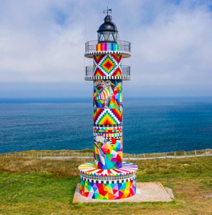 Vibrant transformation of 90-year-old Spanish lighthouse causes culture ...