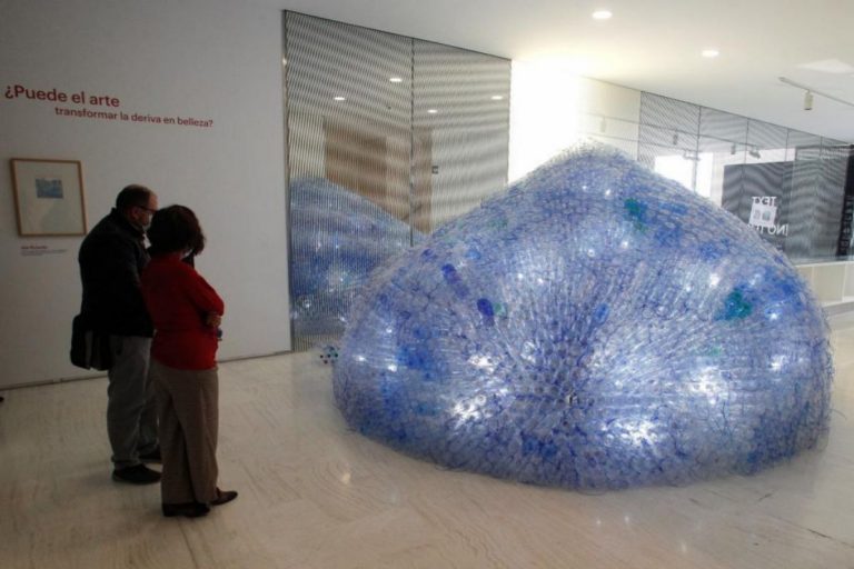 Plastic pollution in world's oceans inspires unique display in Spain's ...