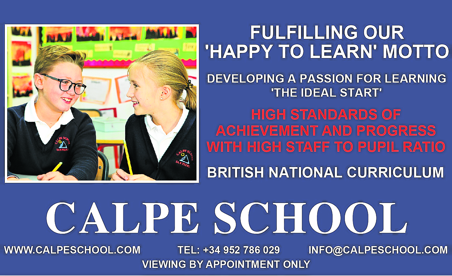 Calpe School is bringing a new dynamic approach to primary education on ...
