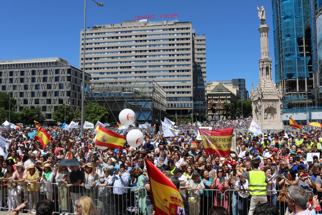 Tens of thousands of pro-lifers march in Madrid against Spain’s ...