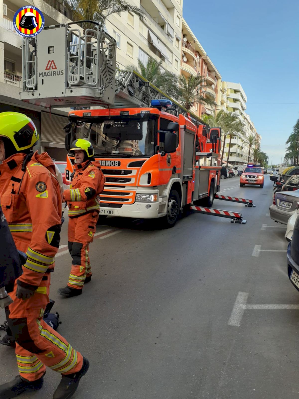 90-year-old man flees apartment fire in Spain's Valencia area - Olive ...
