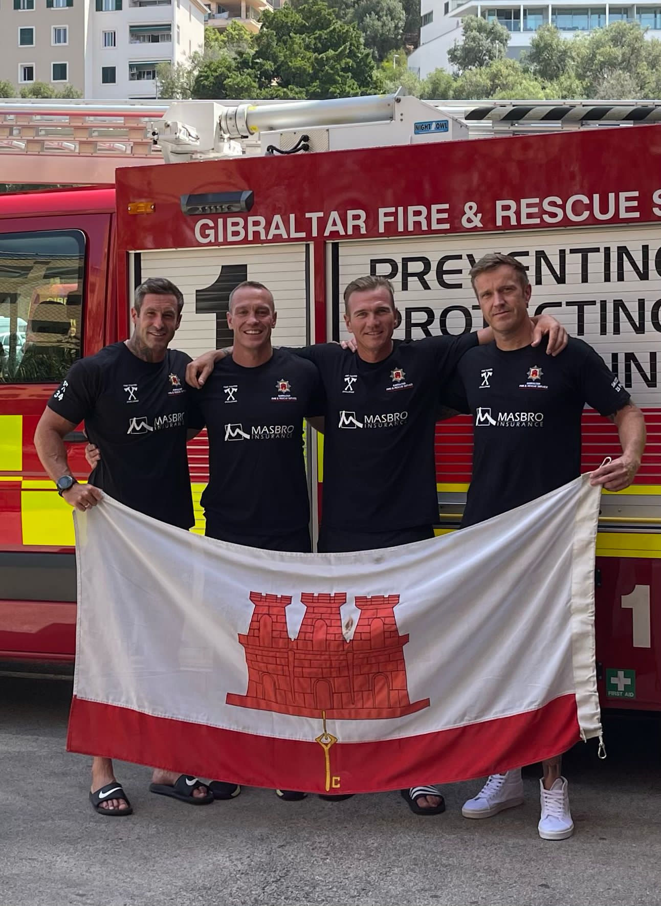 Gibraltar firefighters who won stunning silver in UK-wide event hailed ...