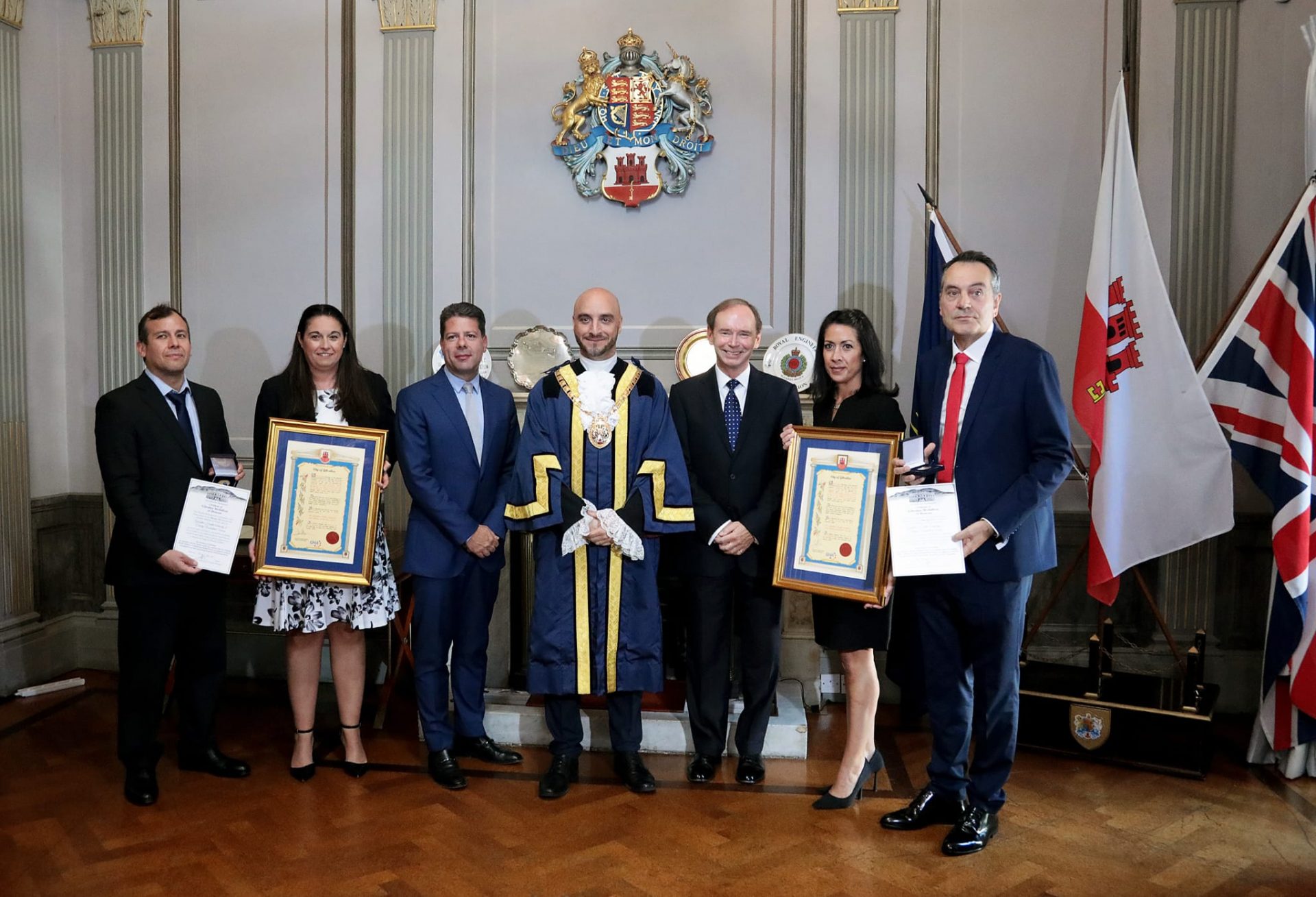Gibraltar mayor presents public health and elderly care services with ...