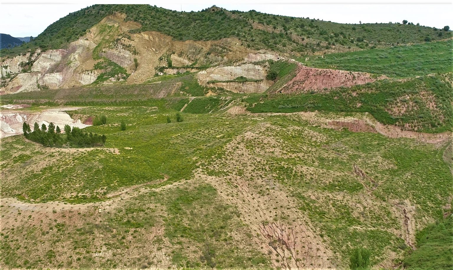 Open cast mine site returns to original pre-industrial landscape in ...