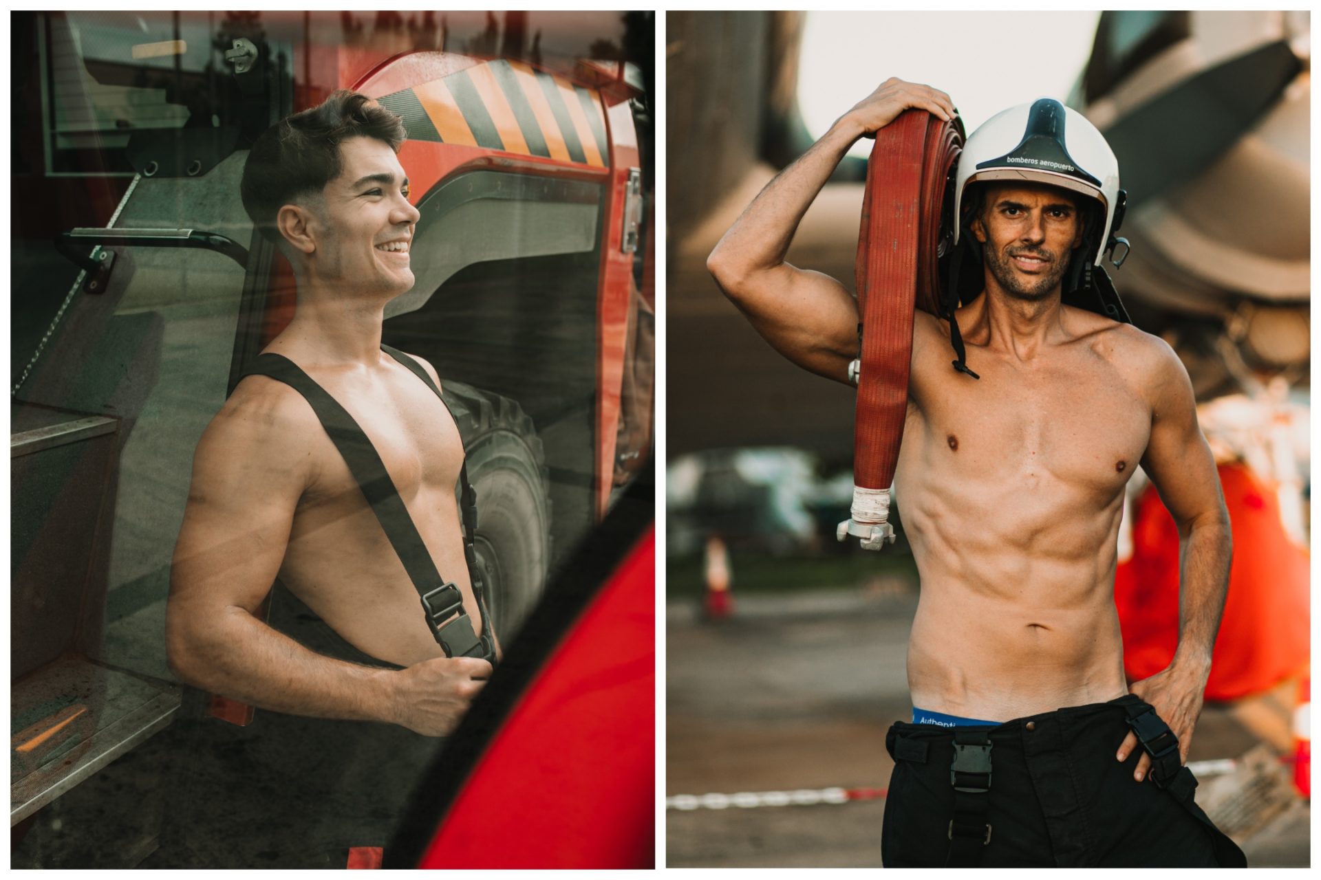 EXCLUSIVE: Spanish firemen strip off for charity calendar: Warning as ...