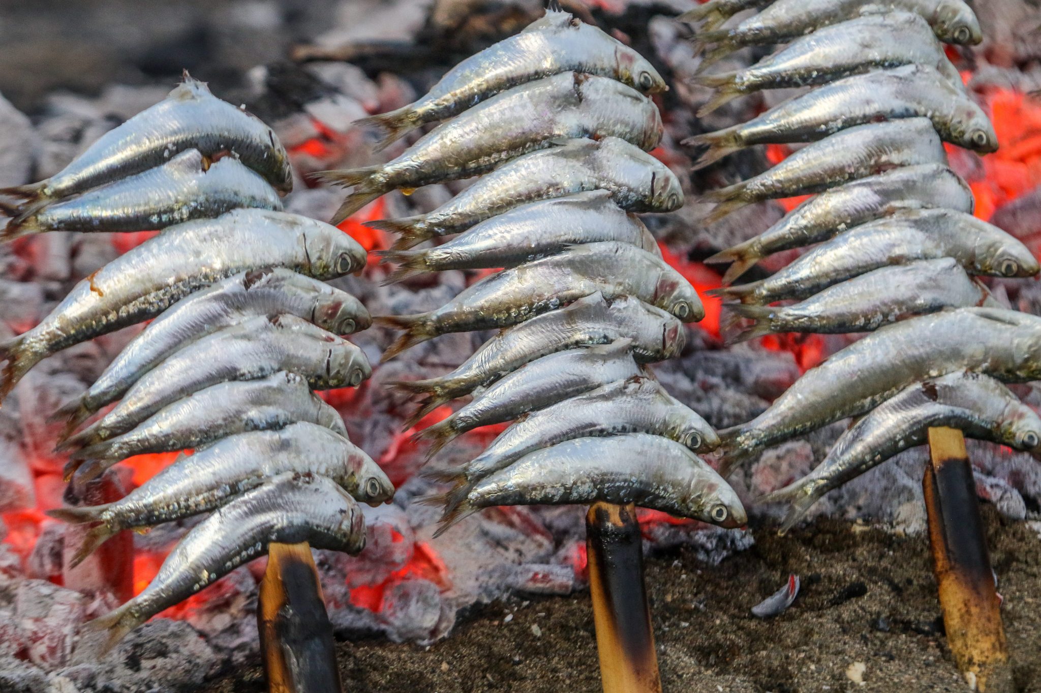 The fascinating history of the humble ‘espeto’ - as skewered sardines ...