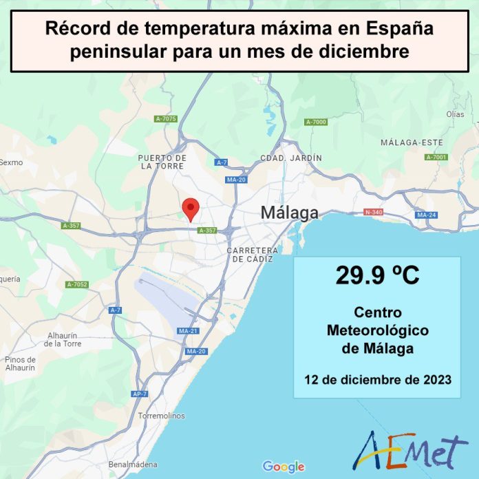 Costa del Sol breaks record for hottest December day ever on mainland ...