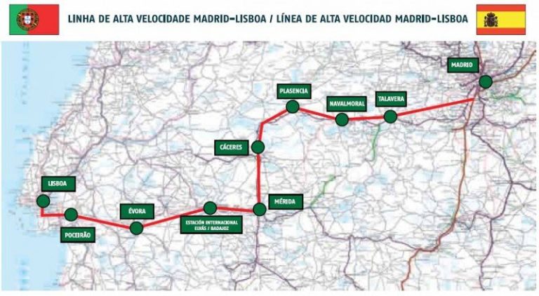 Revealed: Plans for a new high-speed rail connection between Portugal ...