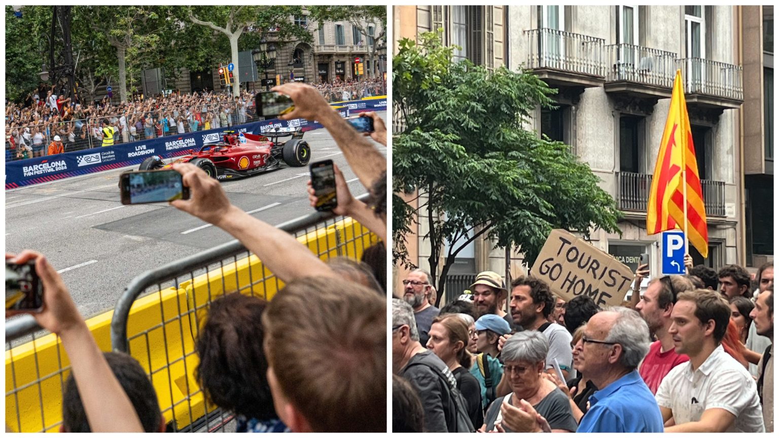 EXCLUSIVE: ‘Tourism has gone too far’ - hundreds of protestors target ...