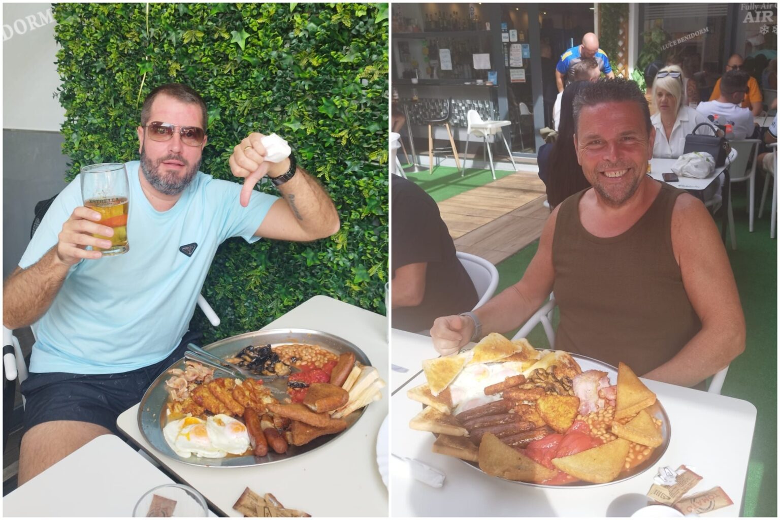 Bargain full English 'belly buster' challenge takes Benidorm by storm ...