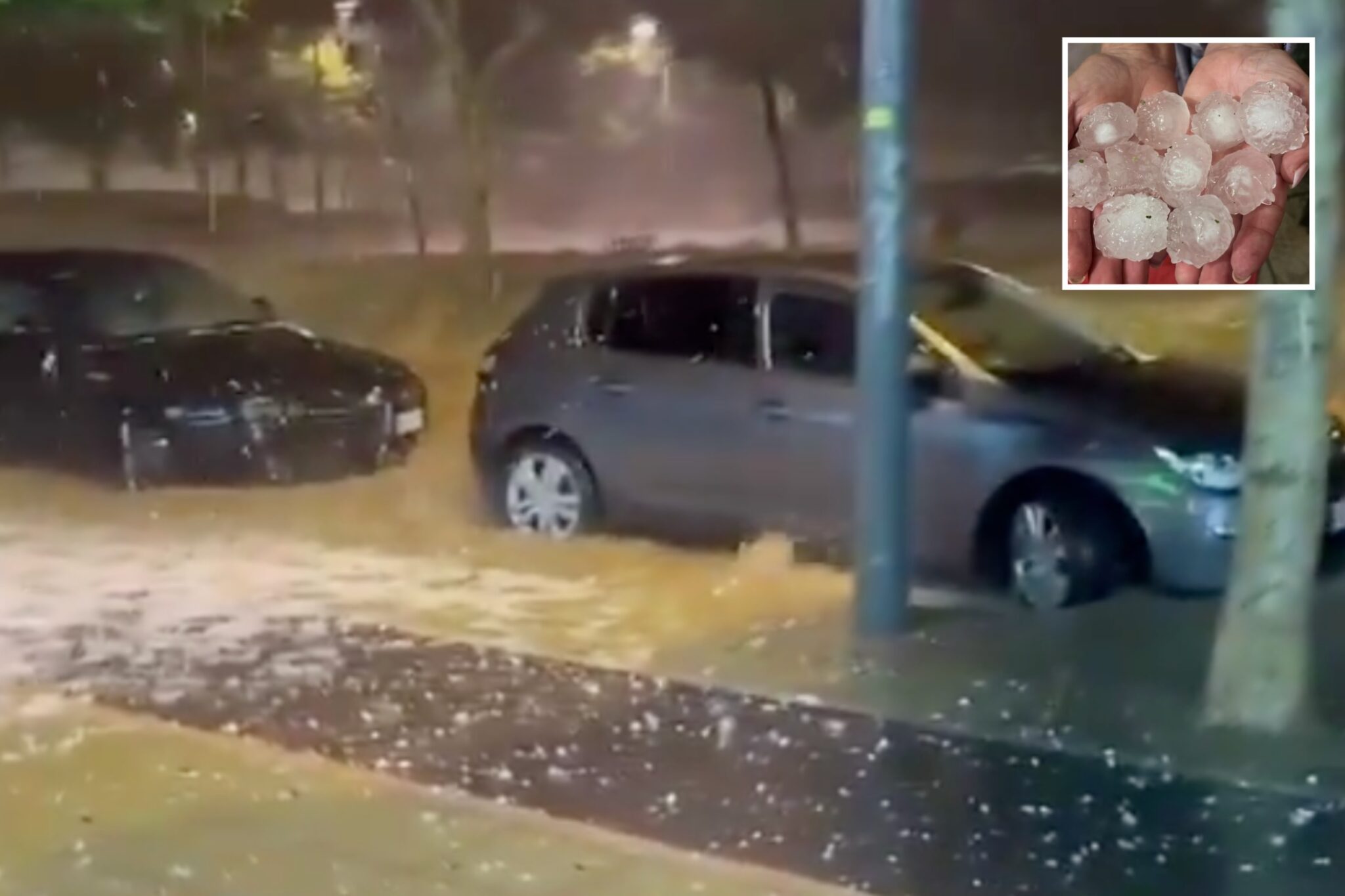Watch: Biblical hail storms smash car windows in Spain's Andalucia as ...
