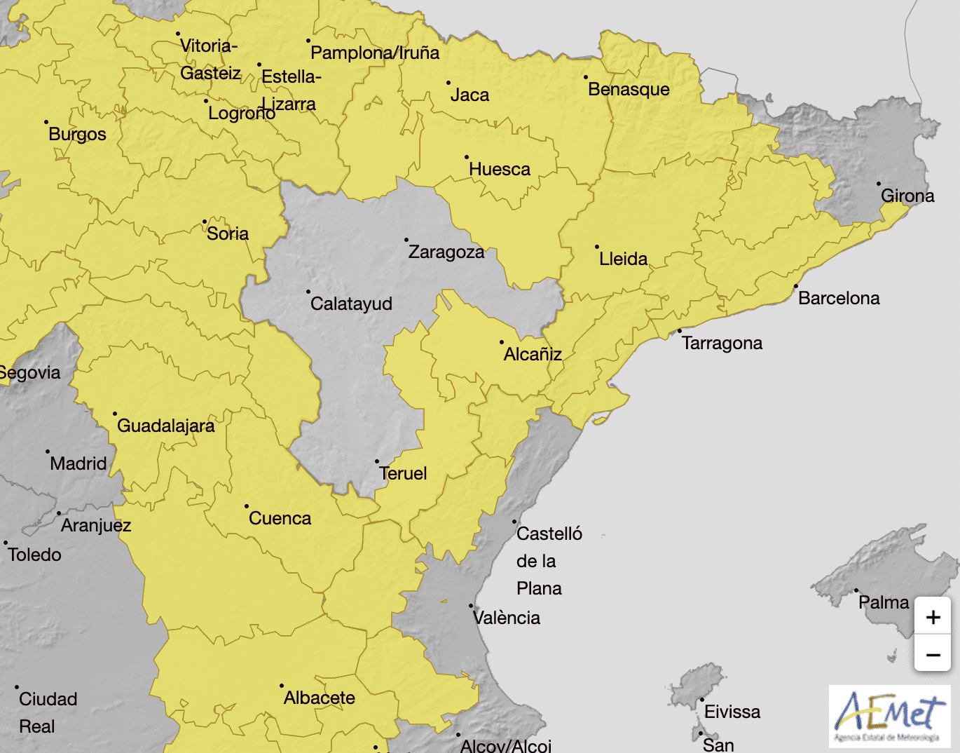 Weather experts in Spain issue 'urgent warning' for extreme rain ...