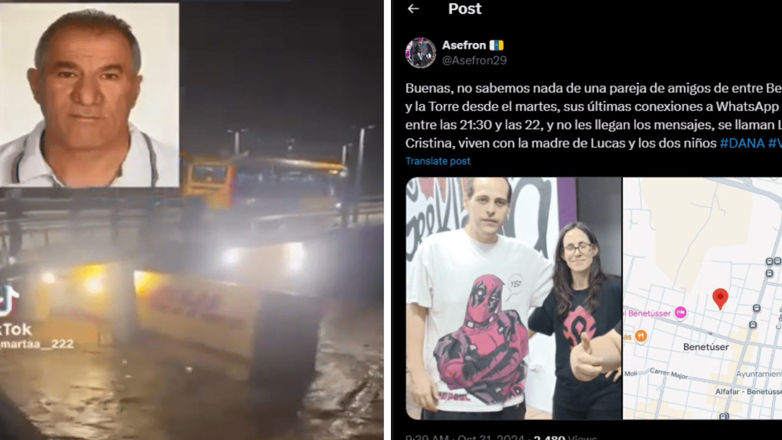 Pictured: The flood victims still missing in Valencia - including a DHL ...