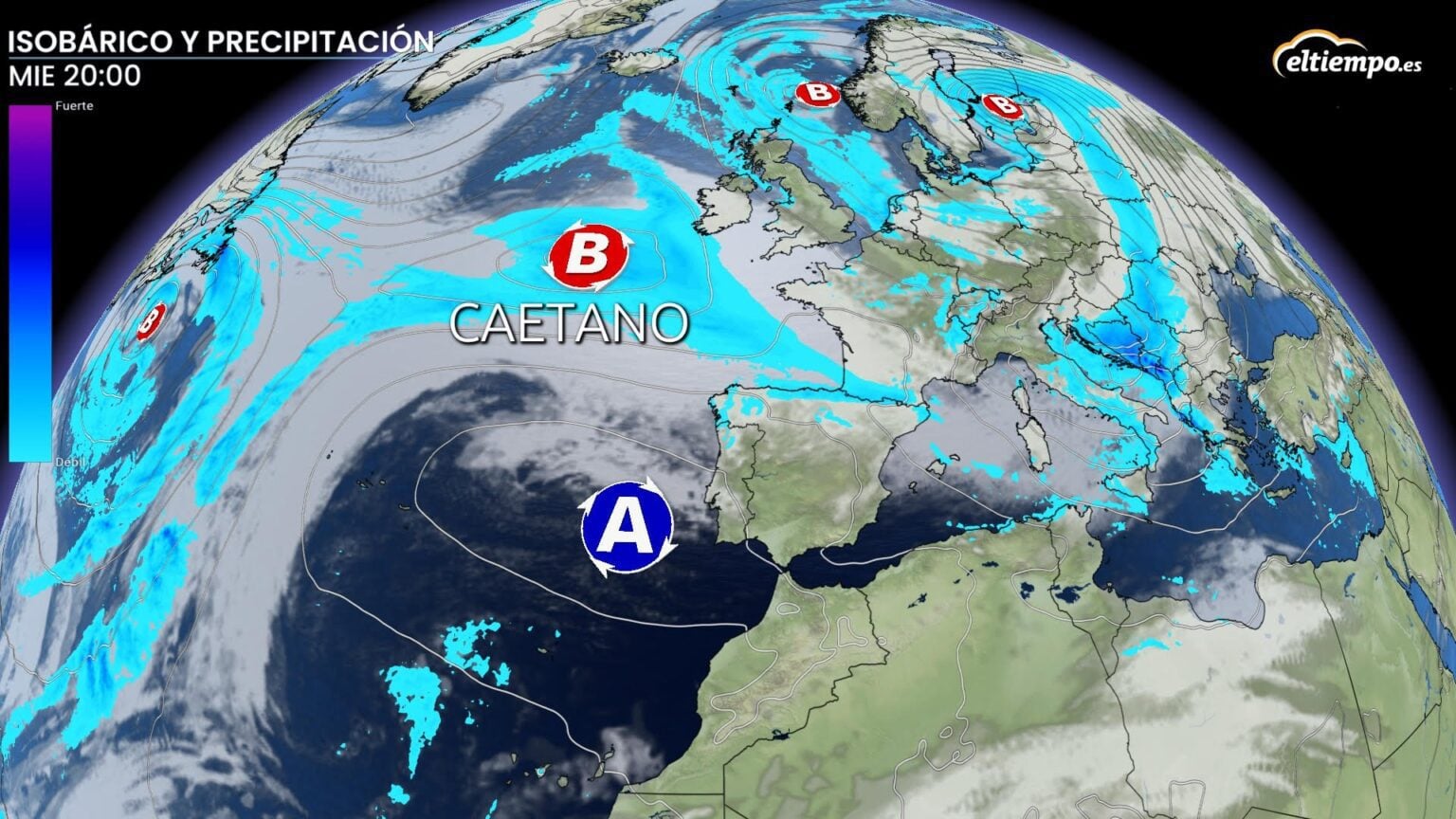 Storm Caetano rolls into Spain: Snow, rain and 90km/hr winds will hit ...