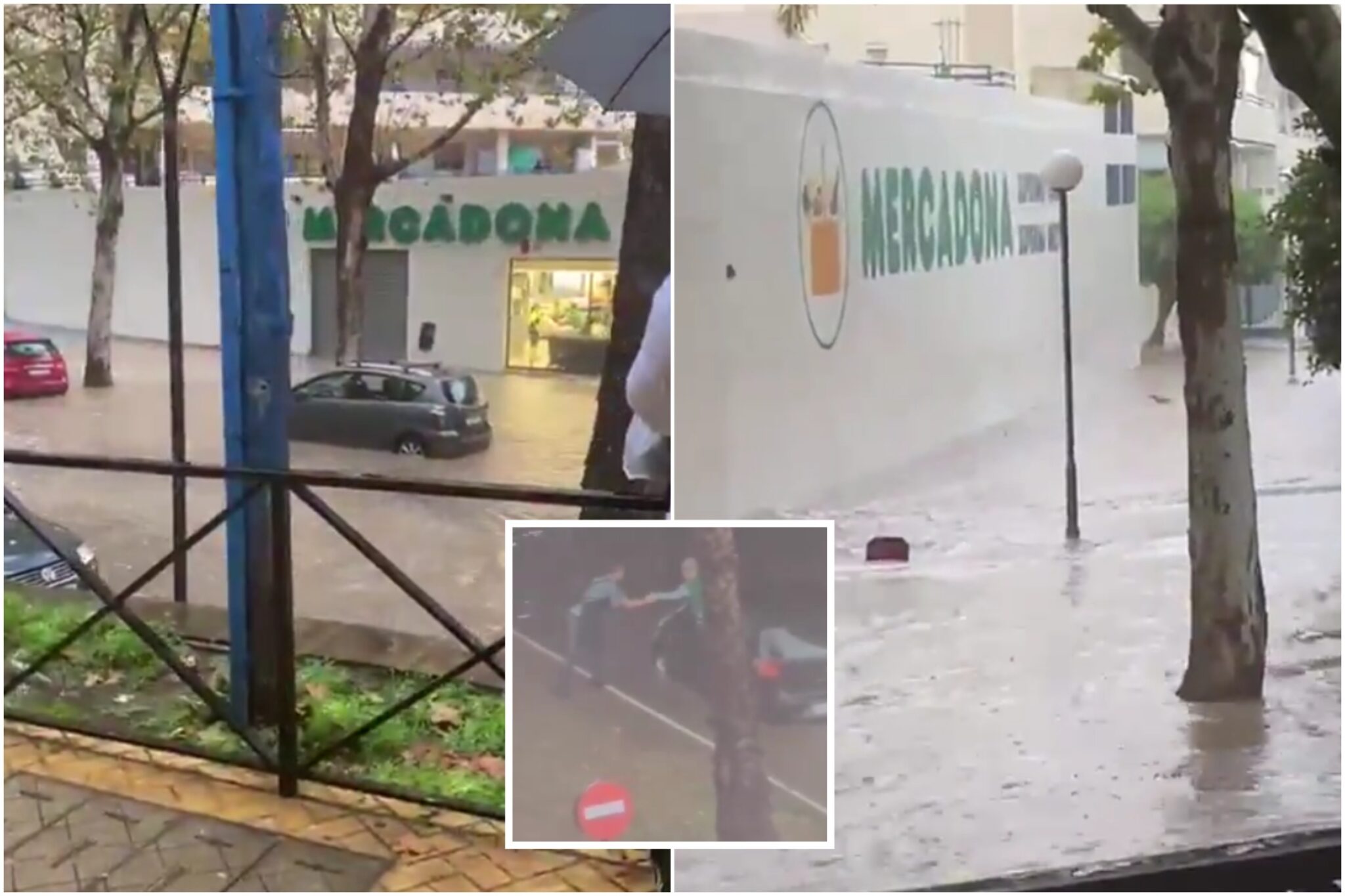 Travellers urged to 'check with airlines' as Malaga Airport is flooded ...
