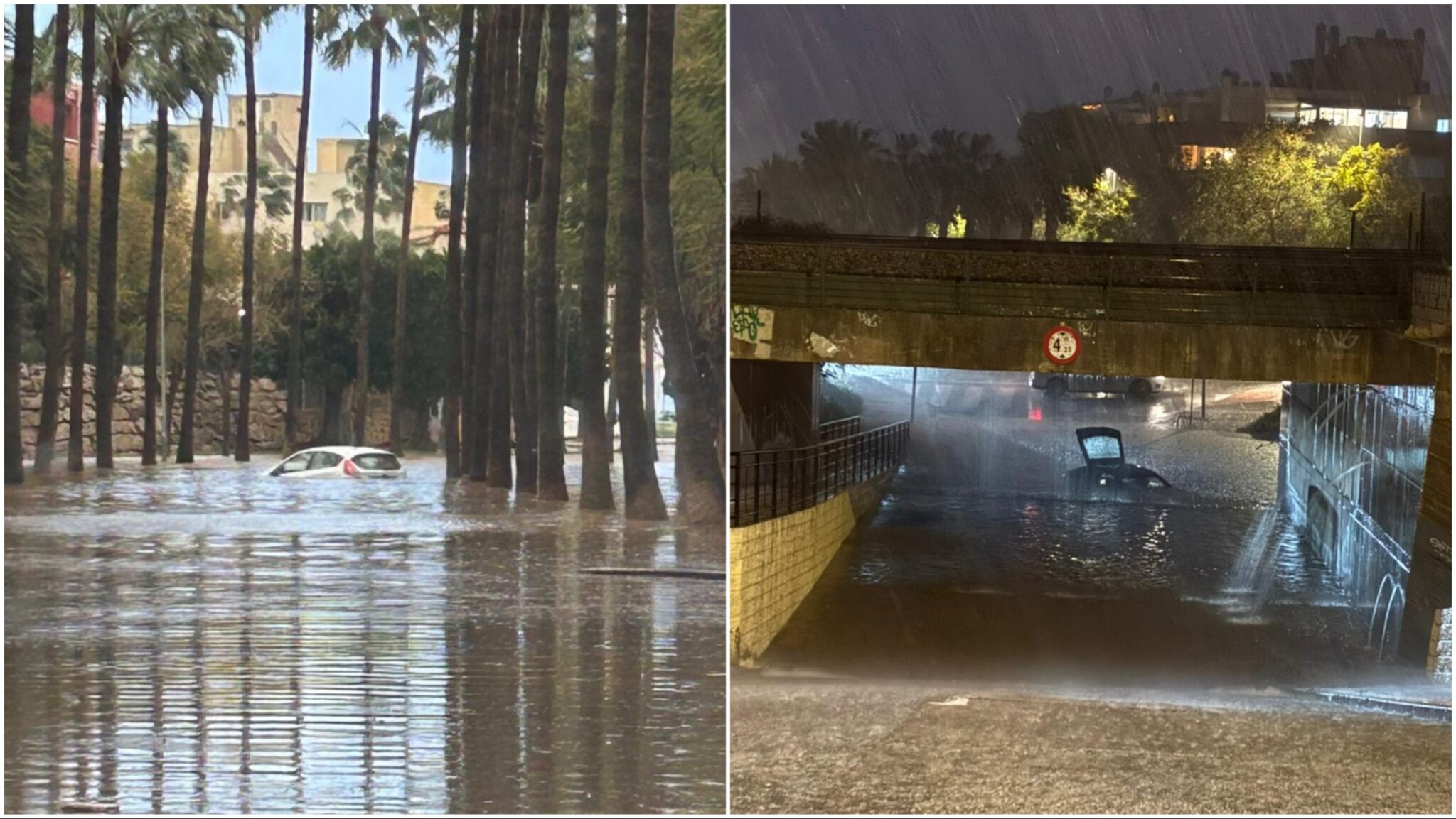 WATCH: Torrential rain and flooding cause chaos on Spain's Costa del ...