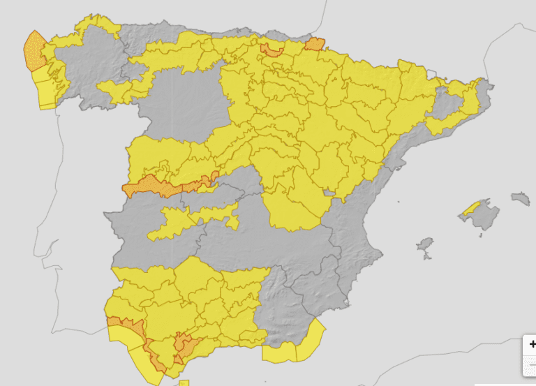 Storm Jana blasts Spain: Majority of country is placed on alert for ...