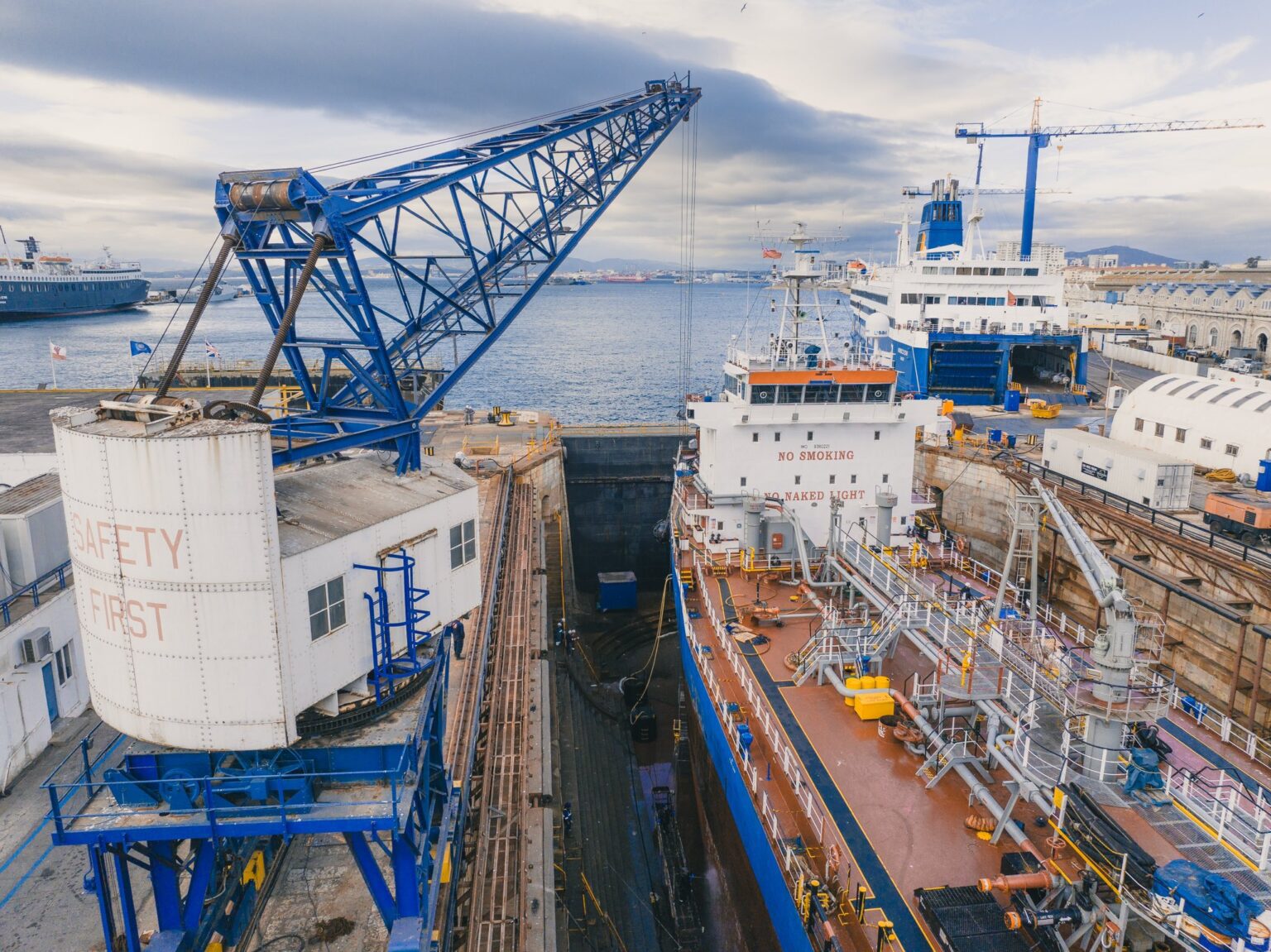 Gibraltar’s naval shipyard aims to repair aircraft carriers and step up ...