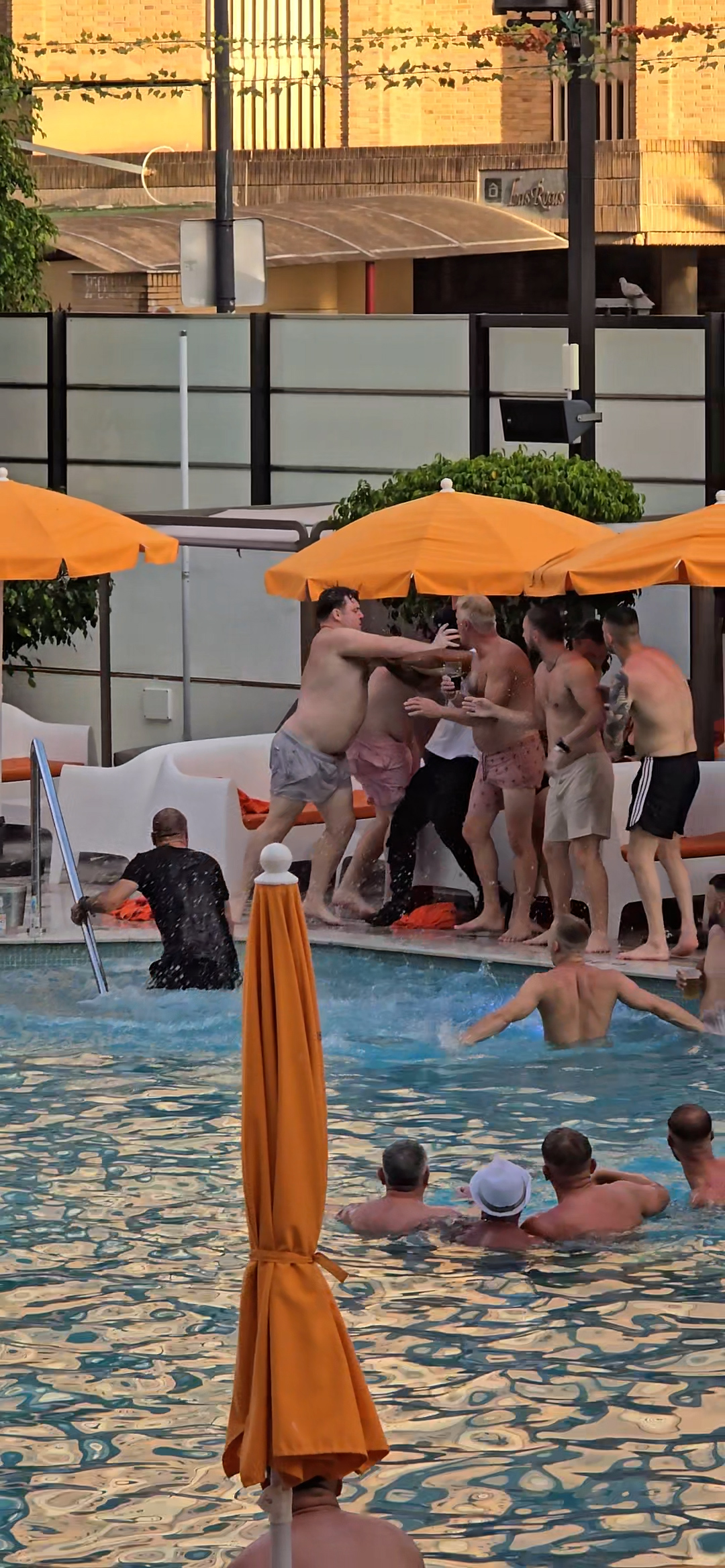WATCH: Poolside brawl breaks out between Benidorm stag party and ...