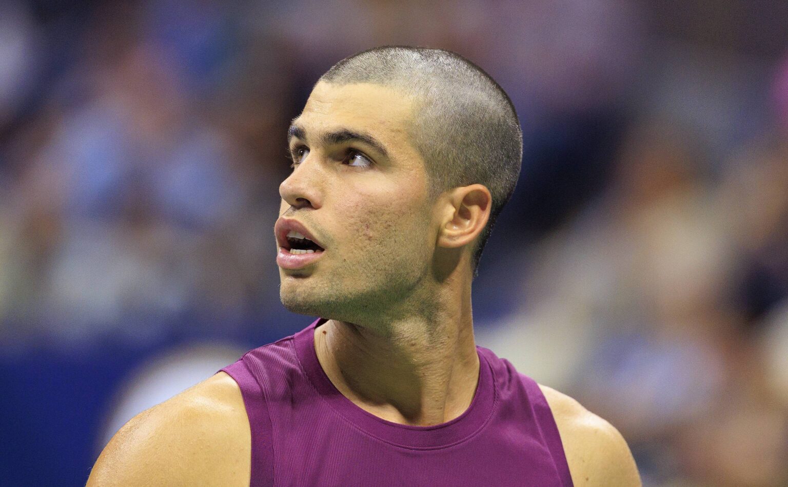 New-look for Spain's Carlos Alcaraz overshadows first round US Open ...