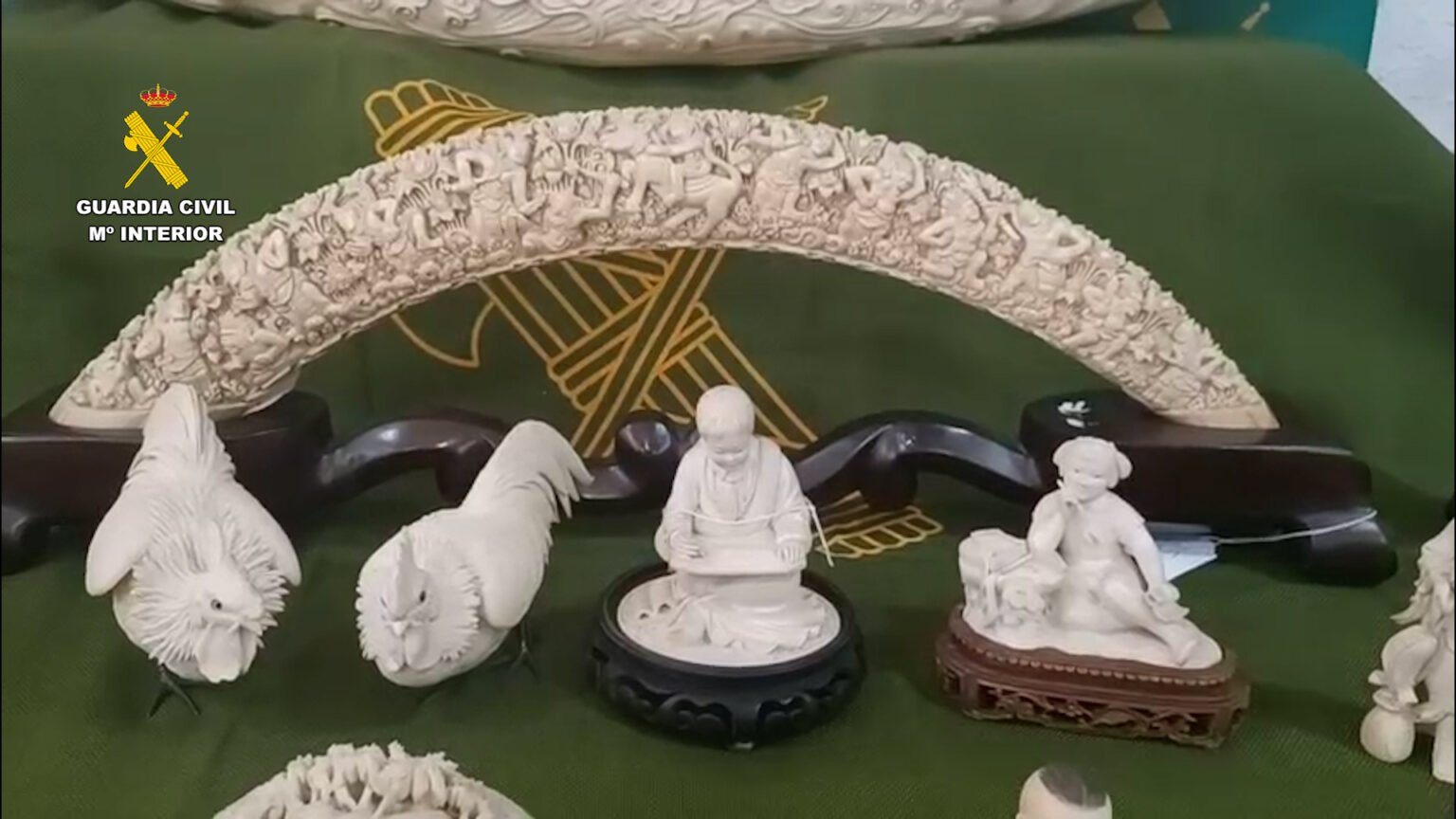 Police seize 32 pieces carved from elephant ivory worth €3.6m from ...