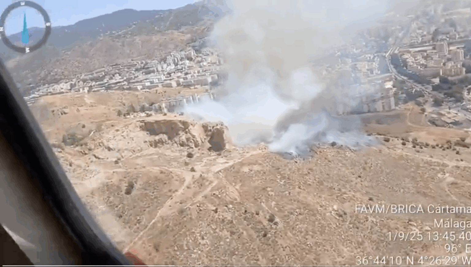 BREAKING: New fire breaks out on the fringes of Malaga city near Repsol ...