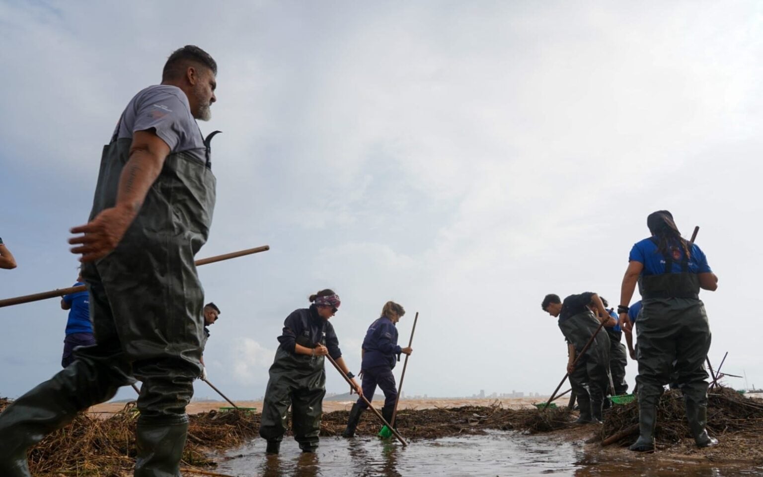 Tons of biomass removed from shores of Mar Menor lagoon as DANA Alice ...