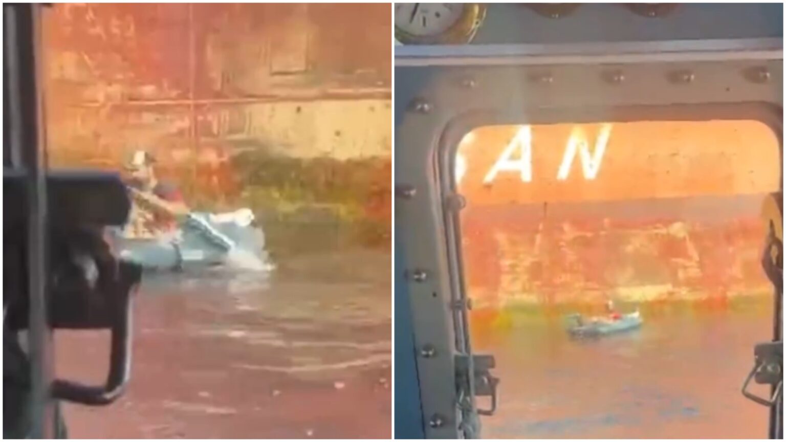 WATCH: Coastguards save man floating on blow-up mattress almost 40km ...