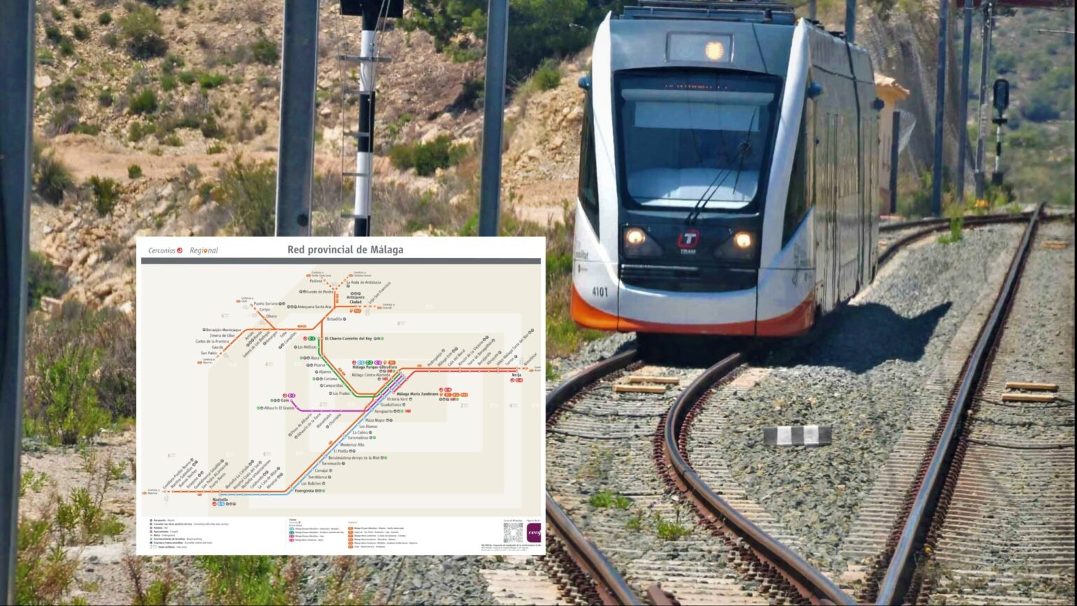 New map showcases Malaga province 'dream' train network