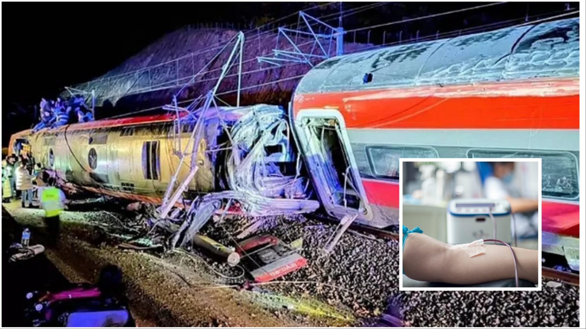 Call for Malaga residents province to donate blood after train crash