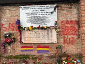 Outrage in Spain after tomb for murdered ‘13 Rosas’ vandalised with ...