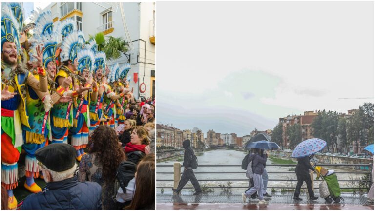 Storm Oriana hits Cadiz Carnaval: rain set to dampen festivities