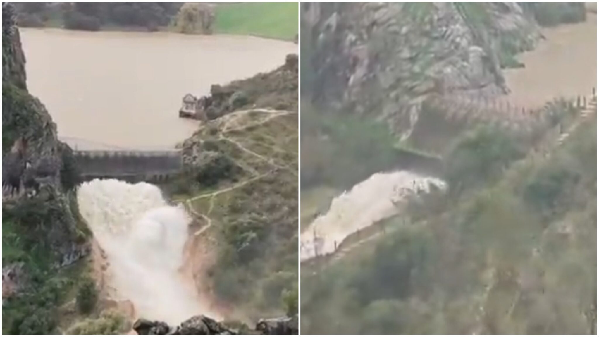 BREAKING: Montejaque 'ghost dam' begins spilling water after reaching ...