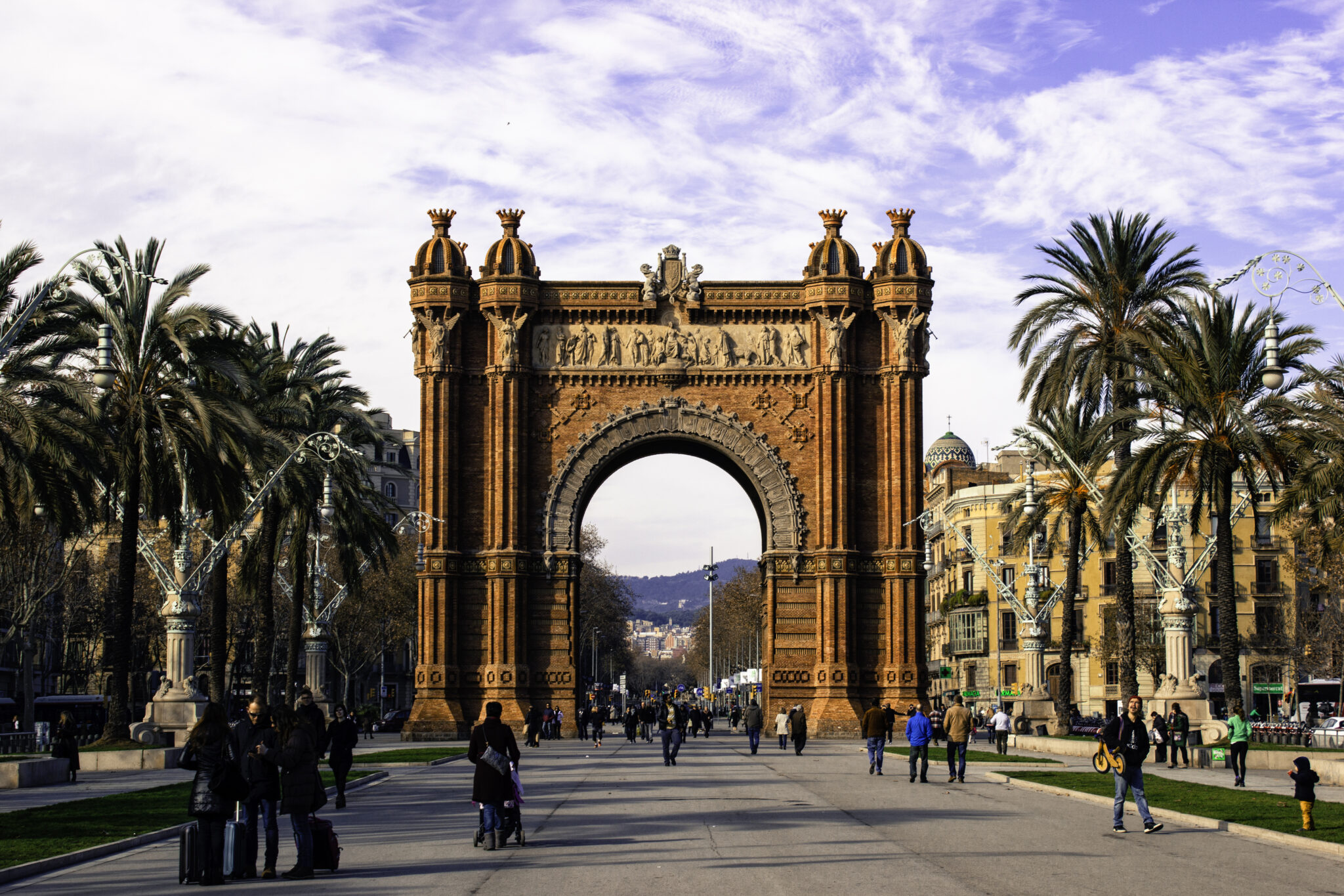 Shia Muslim display in Arc de Triomf in Barcelona