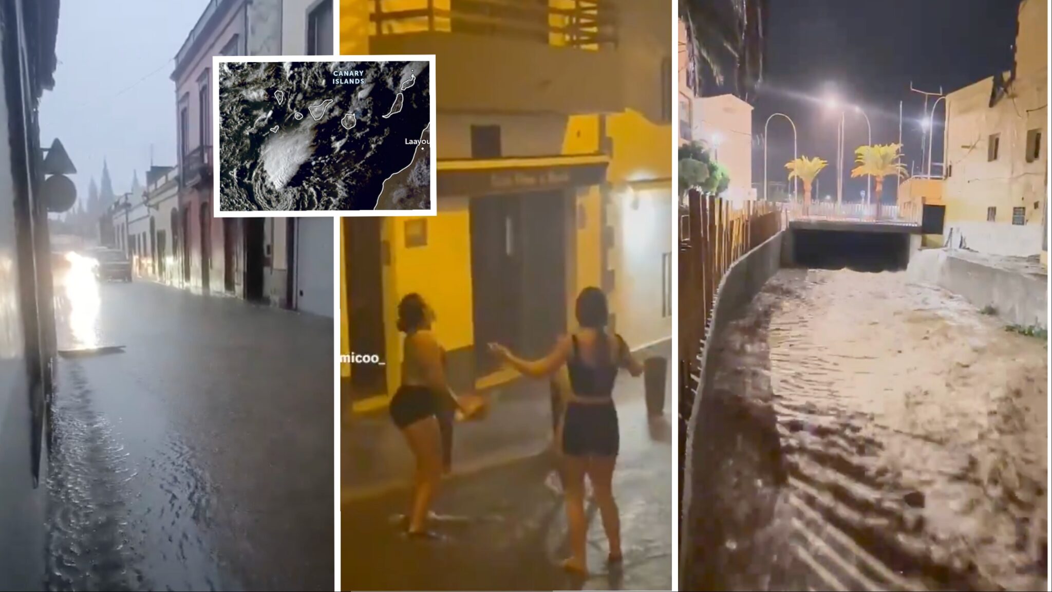 Orange alert as Storm Therese continues to batter Canary Islands