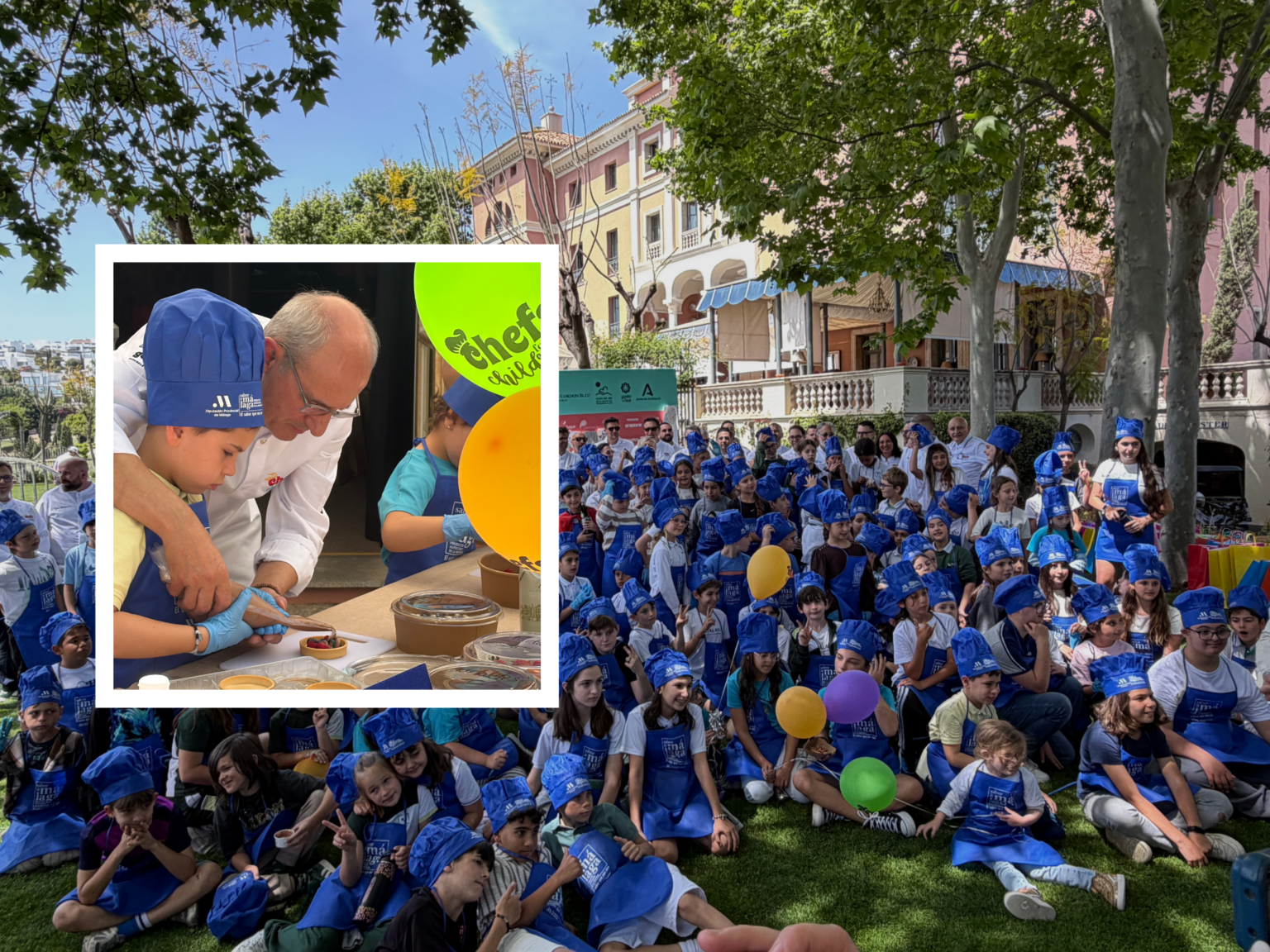 150 children join forces with Michelin-star chefs for ChefsForChildren