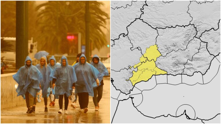 Malaga weather alert upgraded to yellow for severe storms and 'blood rain'